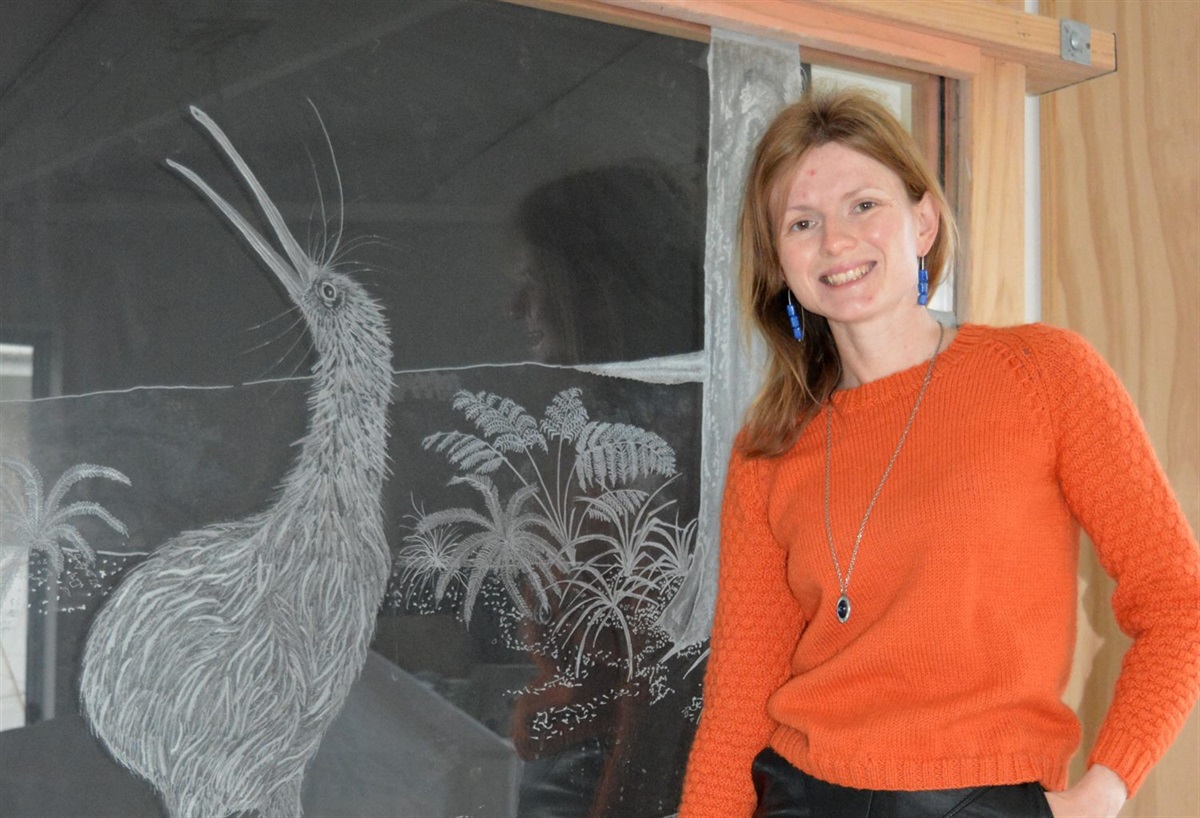 Bus shelter art project launches fulltime career Whanganui District Council
