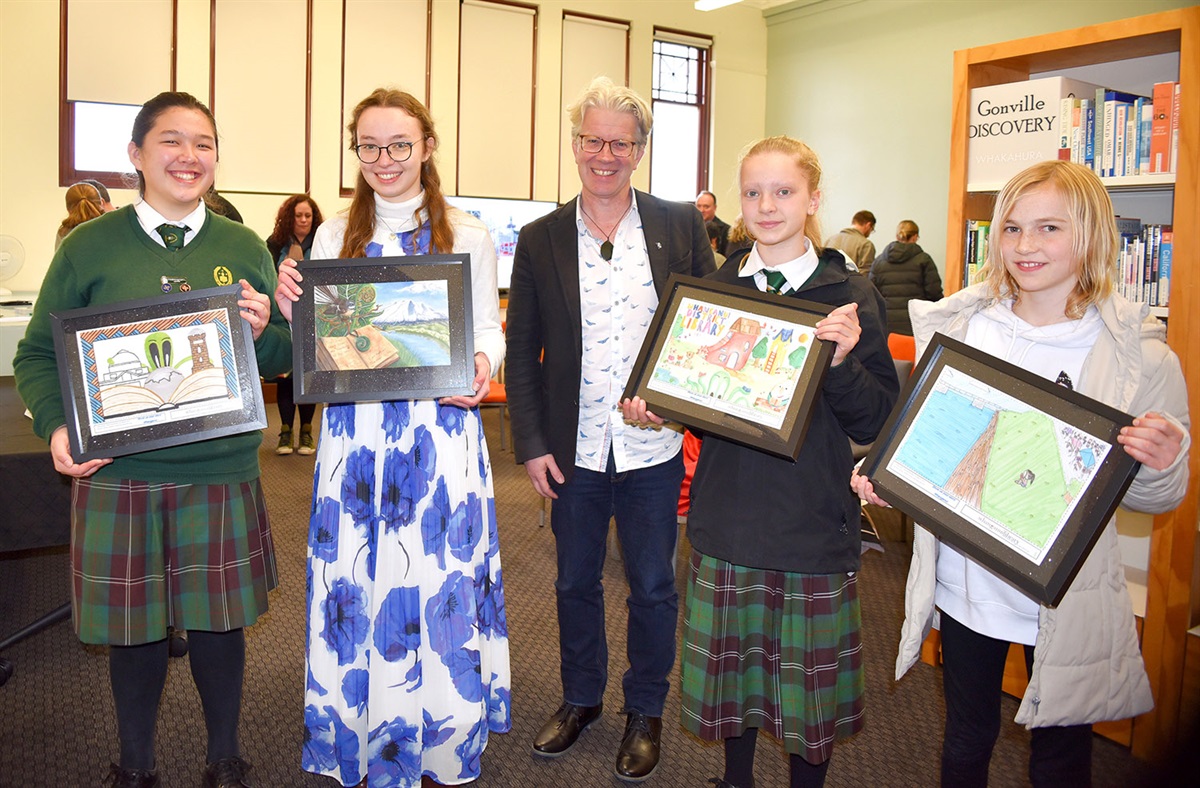 Winners announced for new library card designs Whanganui District Council