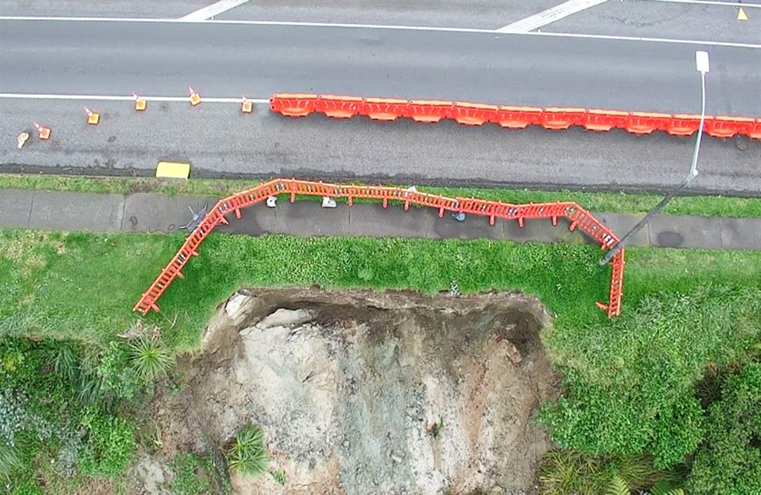 Somme Parade drop-out repair Whanganui District Council